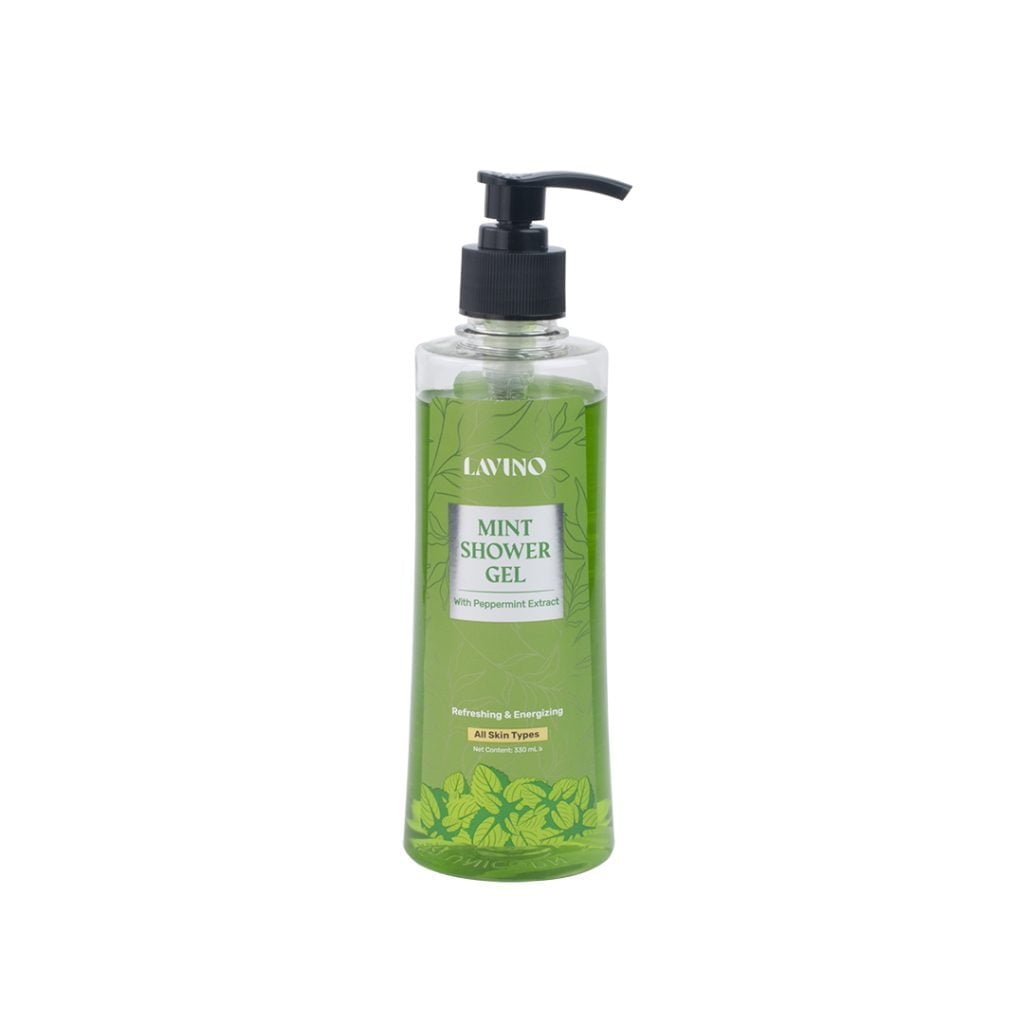 Lavino Mint Shower Gel With Peppermint Extract- 330ml - shathimart.com